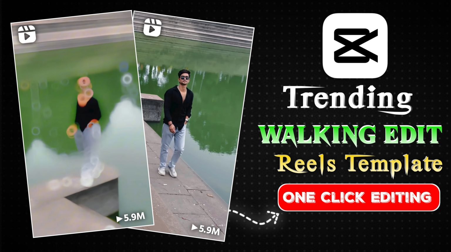 Trending New Walking CapCut Slow Motion Template – 2025 - VM Editor