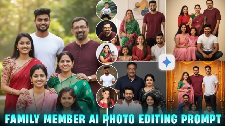 Gemini Ai Family Photo Editing Prompt | All Family Members Photo Edit ...