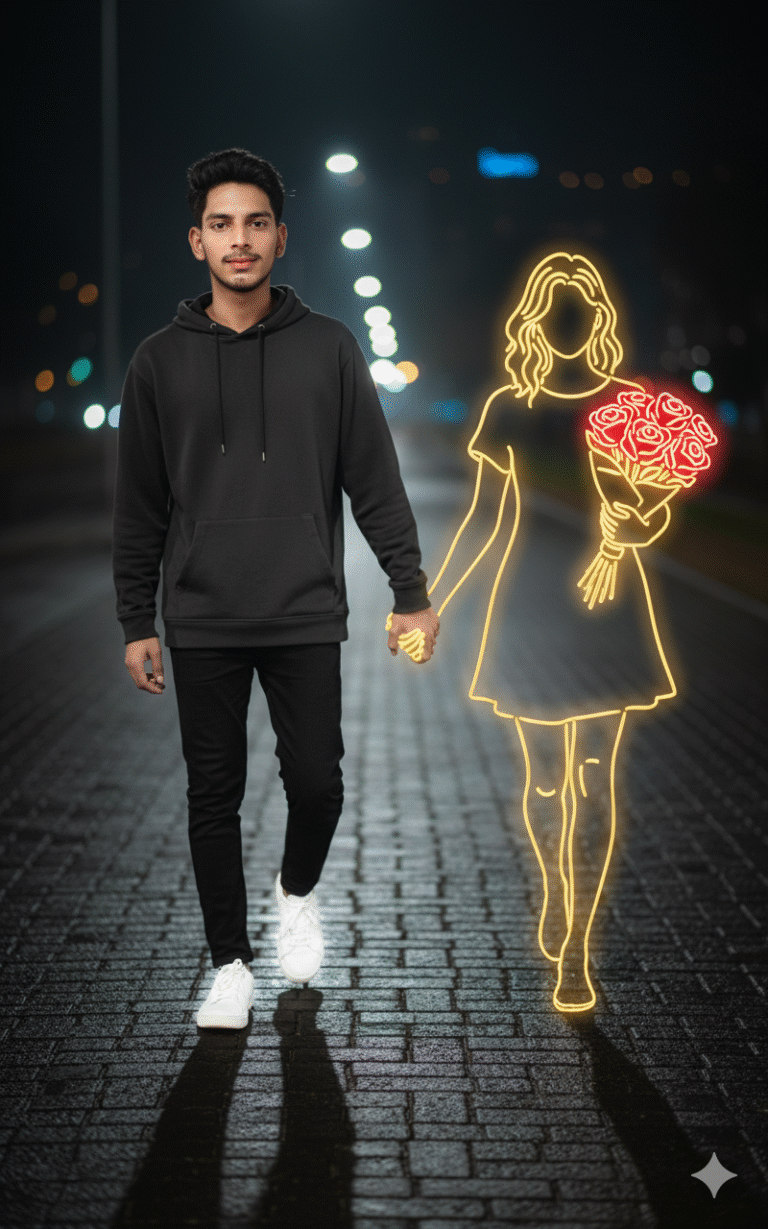 Viral Ai Glowing Girlfriend Walk Hug Reels Edit | Viral Girlfriend ...