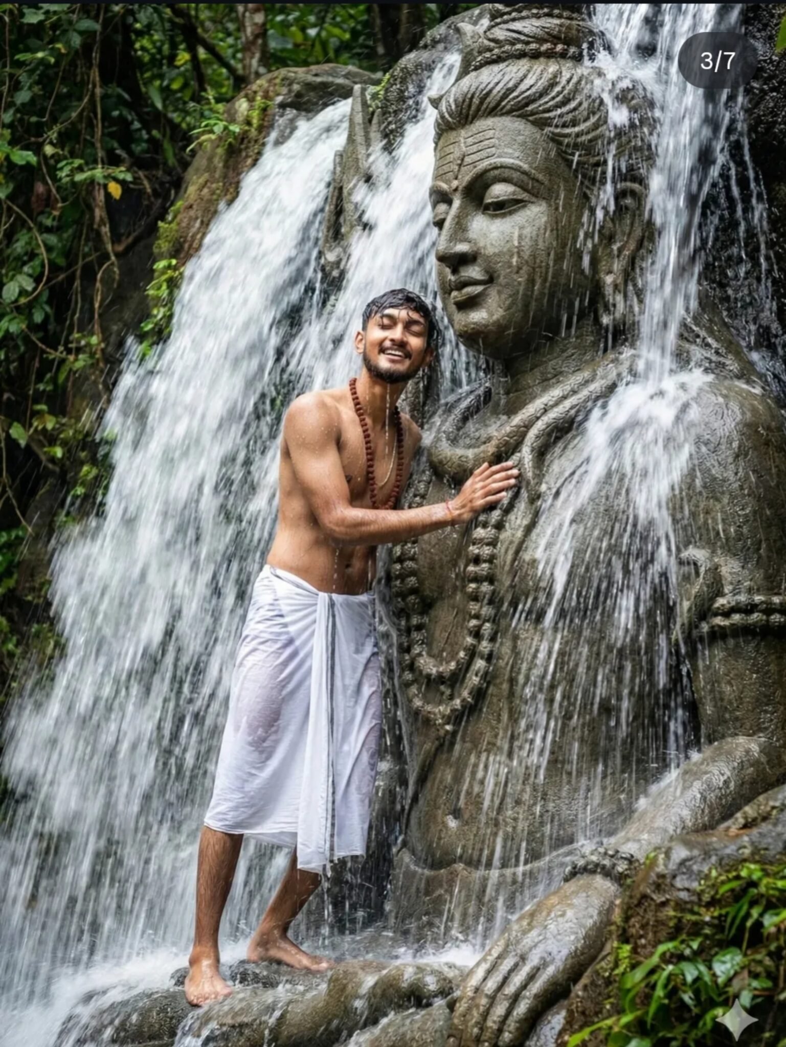 Bhakti God Ai Photo Editing Prompt | Hanuman Ji Shiv ji Photo Prompt ...