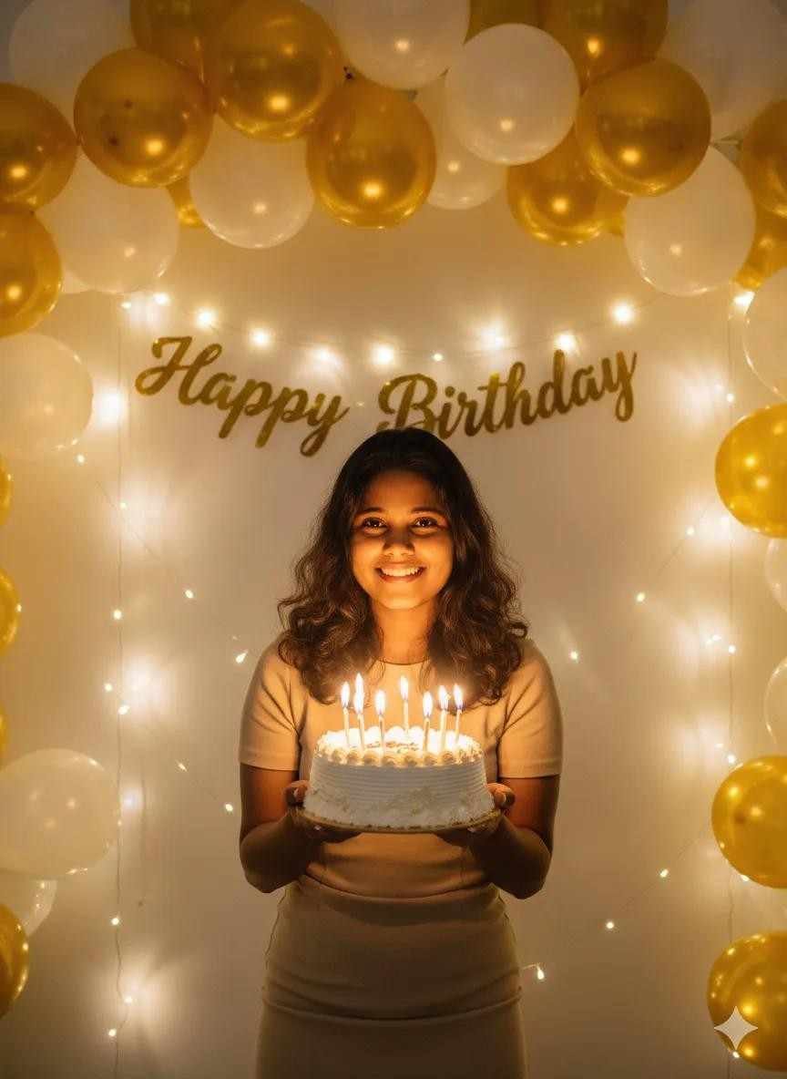 Happy Birthday Ai Photo Editing Prompt | Girls & Boys Birthday Photo ...