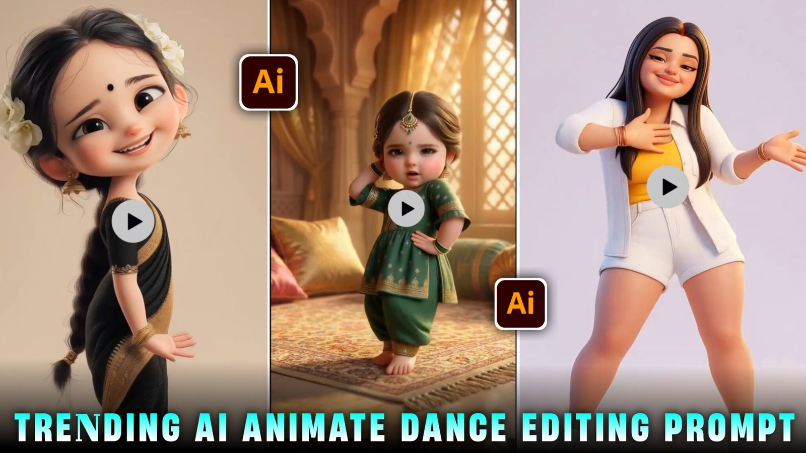 Trending Ai Animate Dance Editing Prompt | Viral Dance Animate Edit ...